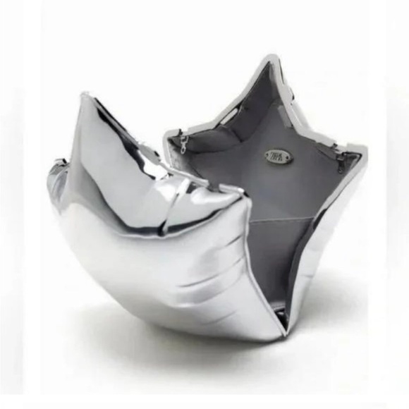 Zara | Bags | Zara Star Box Clutch | Poshmark